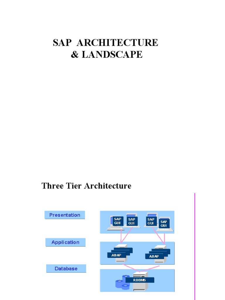 SAP R/3 Architecture Overview | PDF | Database Transaction | Databases