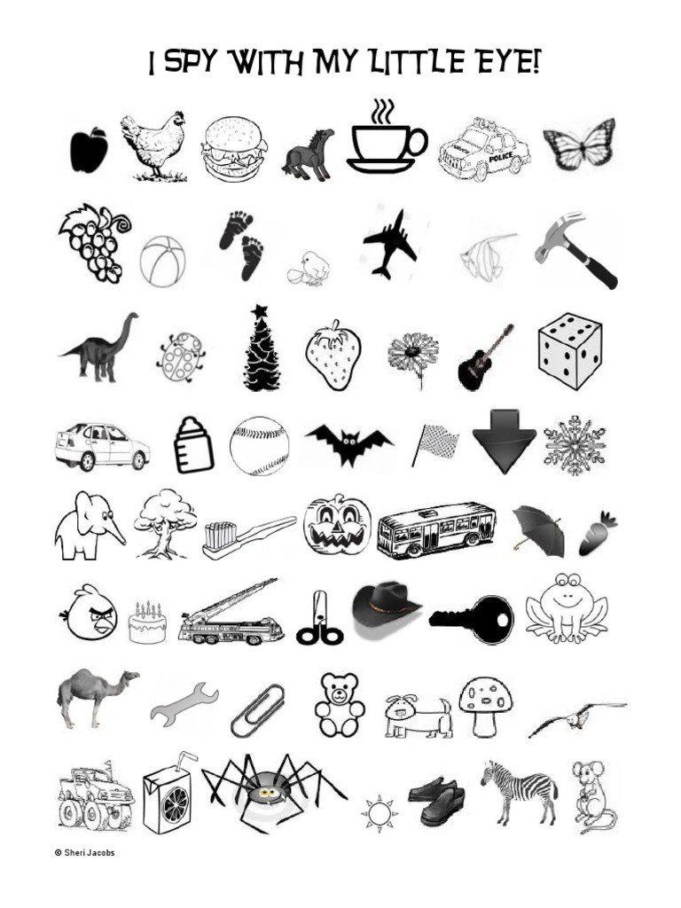 I Spy With My Little Eye!: © Sheri Jacobs | PDF
