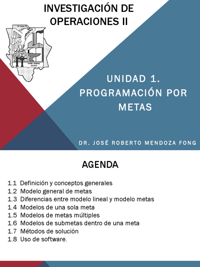 Unidad 1. Programación Por Metas (Parte 1) PDF | PDF | Programación ...