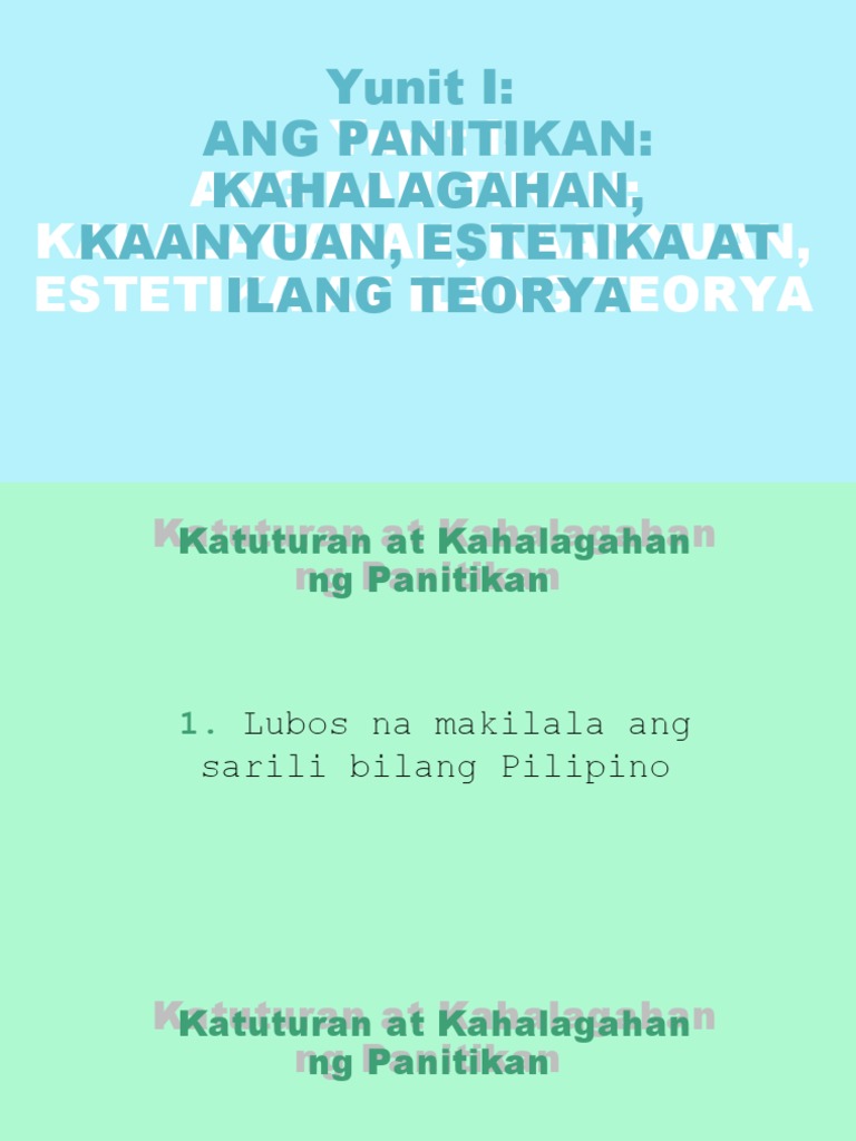 Panitikan | PDF