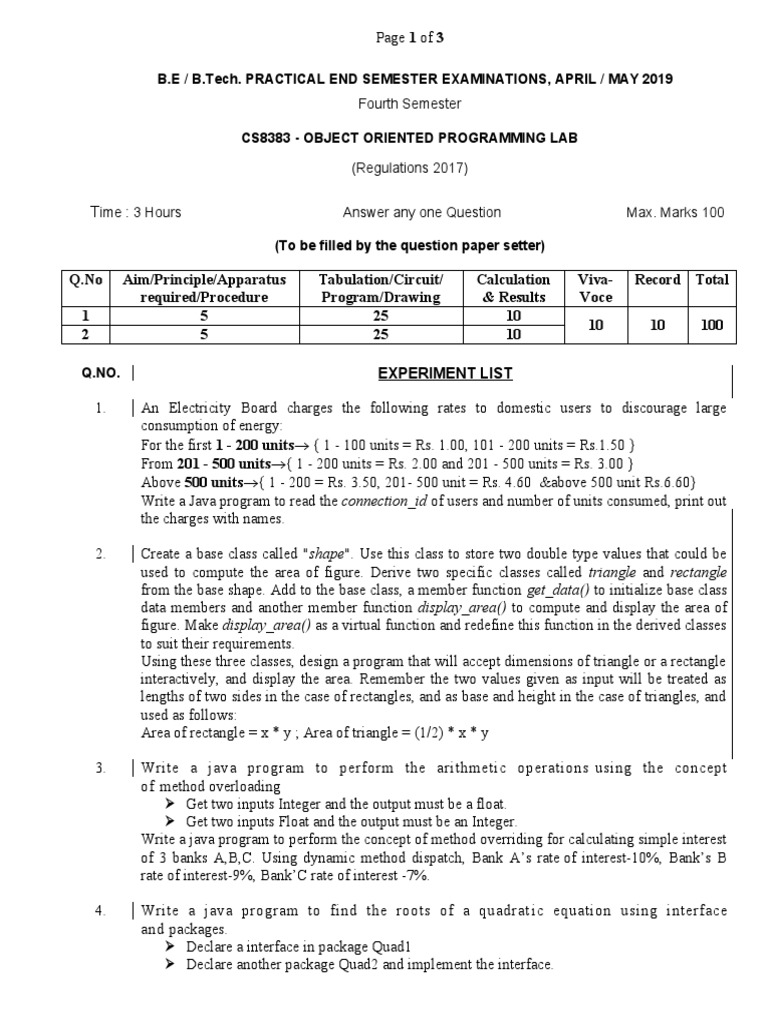 Q.No Aim/Principle/Apparatus Required/procedure Tabulation/Circuit ...