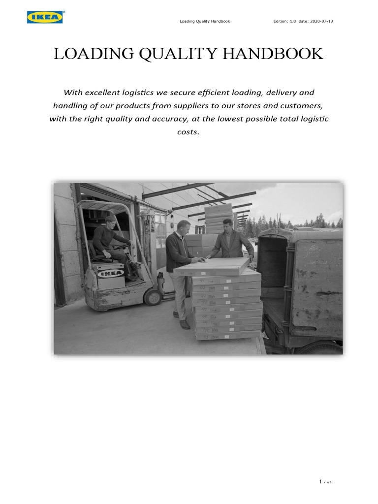 Loading Quality Handbook Overview | PDF | Supply Chain Management ...