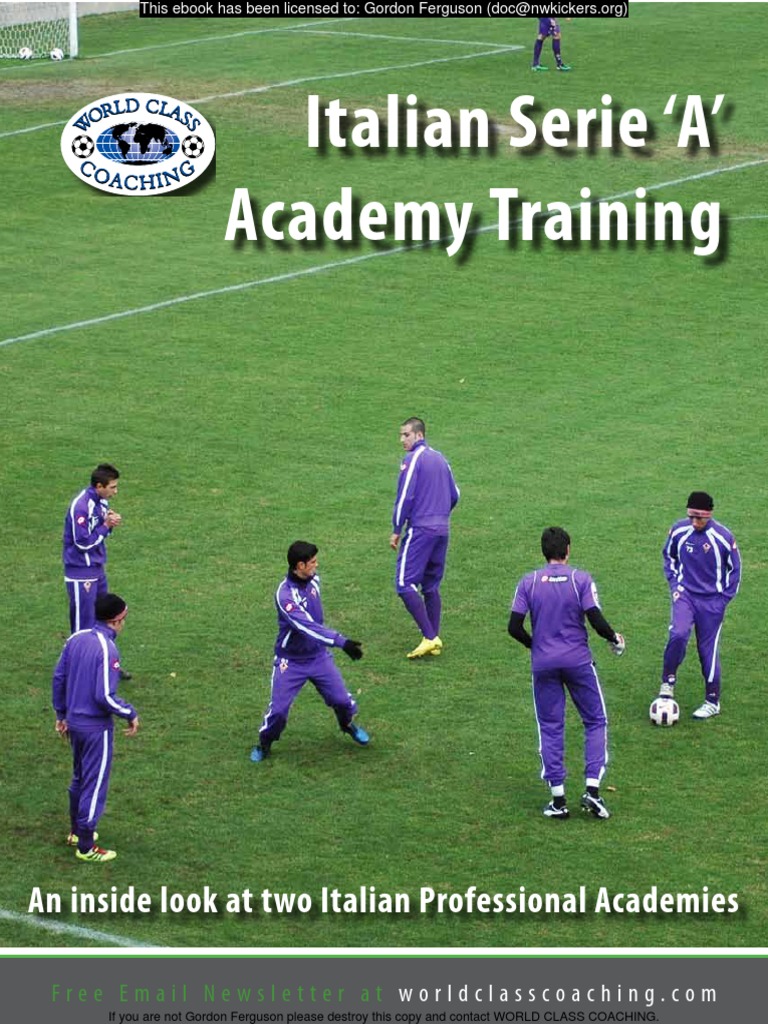 Italian Academy Training | PDF | Teams | Association Football Clubs