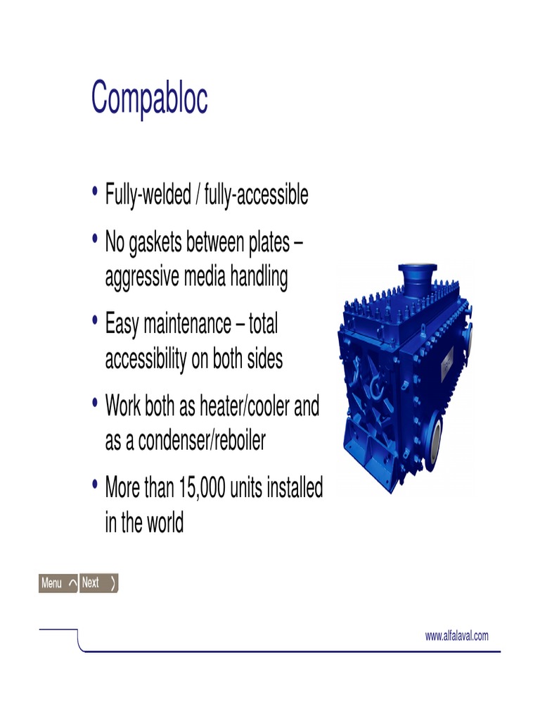 Compabloc: © Alfa Laval Slide 1 | PDF