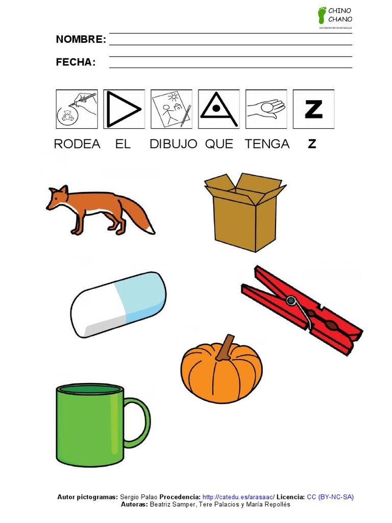 Za-Zo-Zu Fichas | PDF