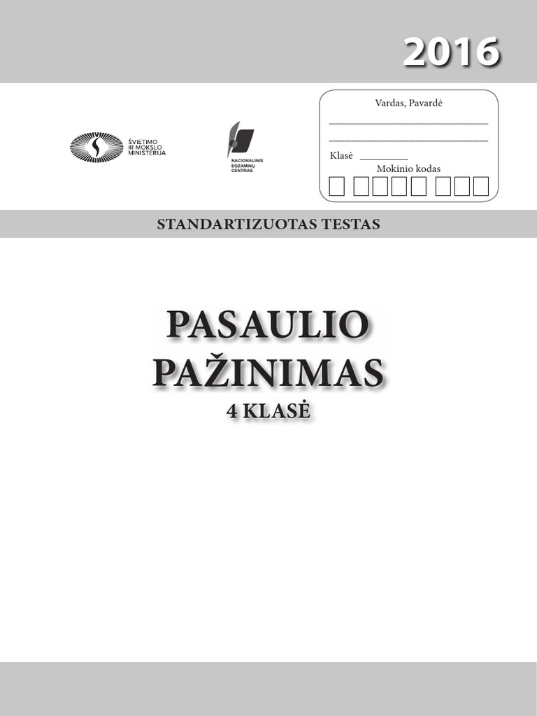 6119 PasaulioP ST2016 4kl | PDF