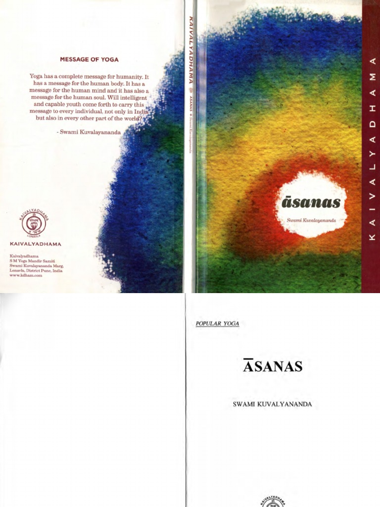 Swami Kuvalayananda, Asanas | PDF