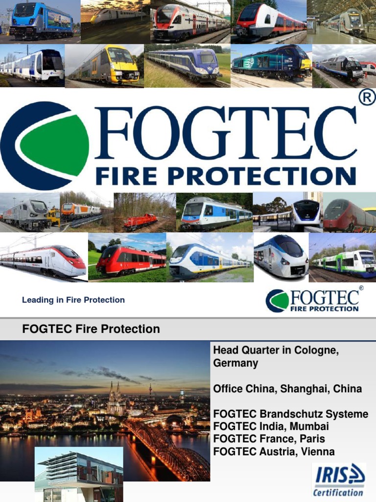 FOGTEC Rail Systems: Fire Protection Solutions From One Source | PDF ...