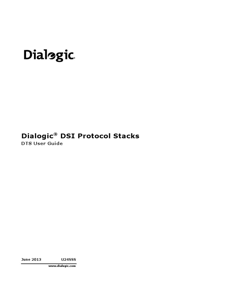 Dialogic DSI Protocol Stacks PDF | PDF | Port (Computer Networking ...