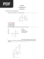 Worksheet 11 Geometry of 2D Shapes Grade 8 Term PDF | PDF | Triangle | Rectangle