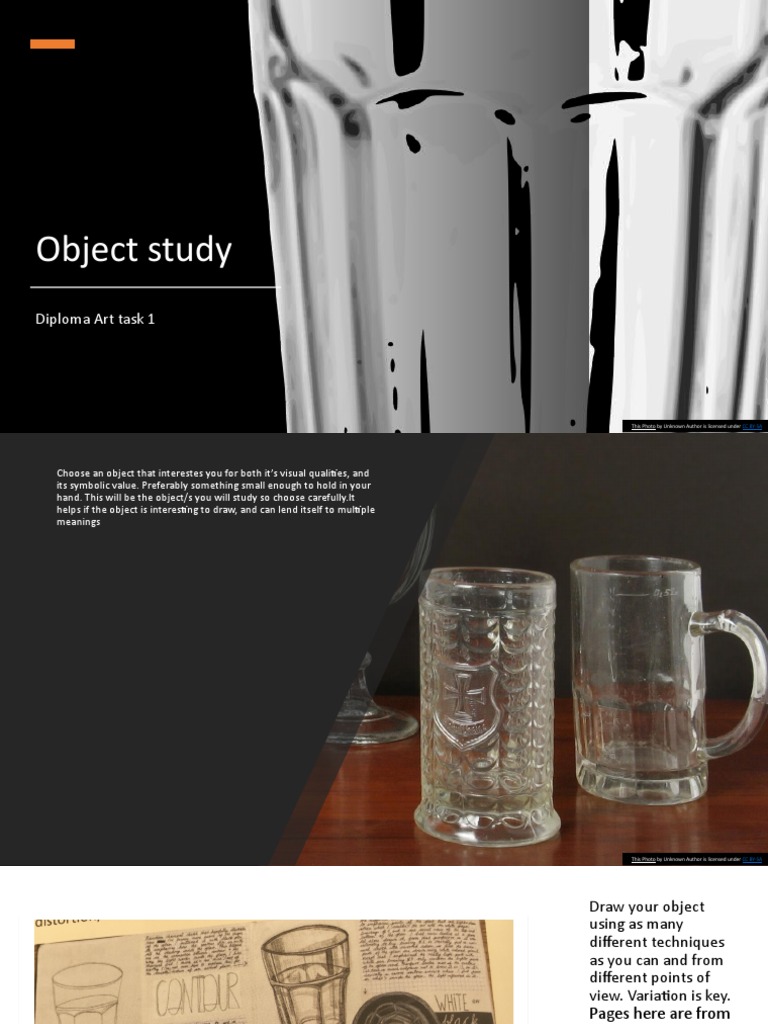 Object Study Task 1 | PDF | Drawing | Art Media