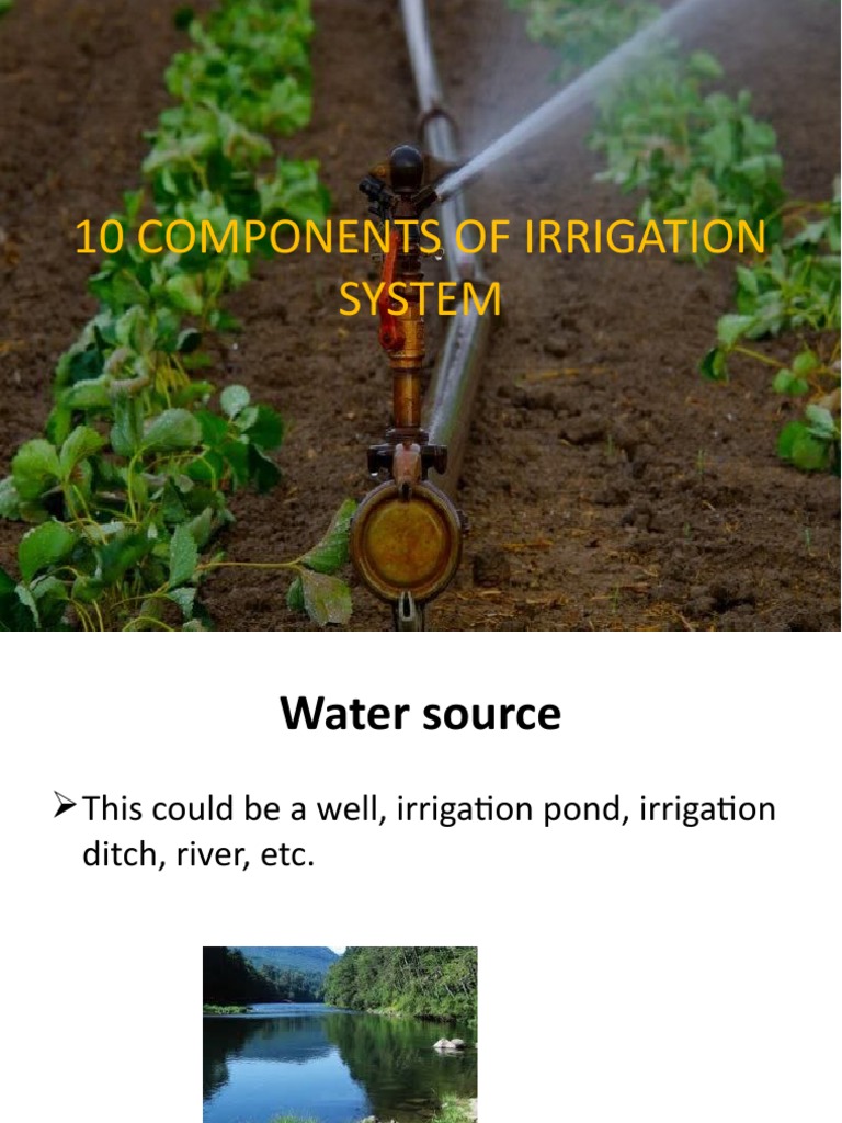 Key Components of Irrigation Systems | PDF