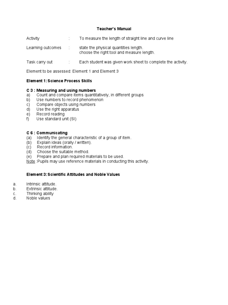Measuring Lengths of Curved Lines | PDF | Measurement | Length