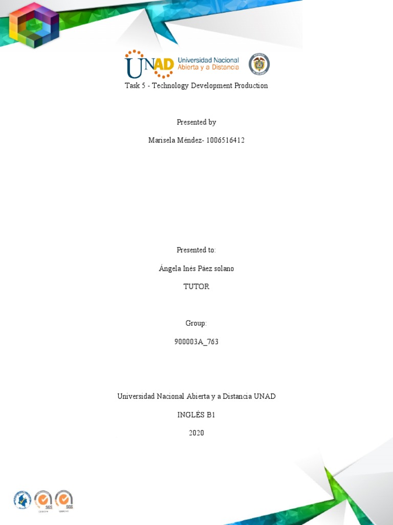 TASK 5 - Technology Development Production | PDF