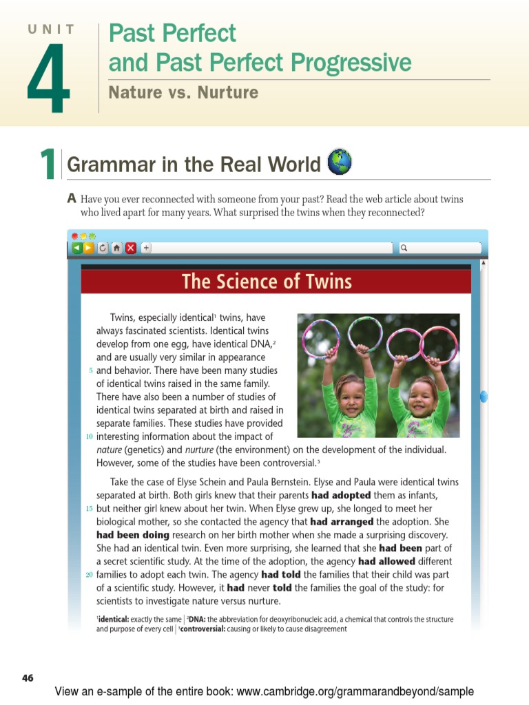 Nature vs. Nurture: The Case of Identical Twins Elyse Schein and Paula ...