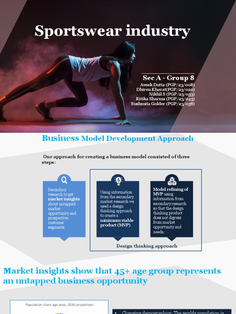 Sportswear Industry: Sec A - Group 8 | PDF | Business Model | Business
