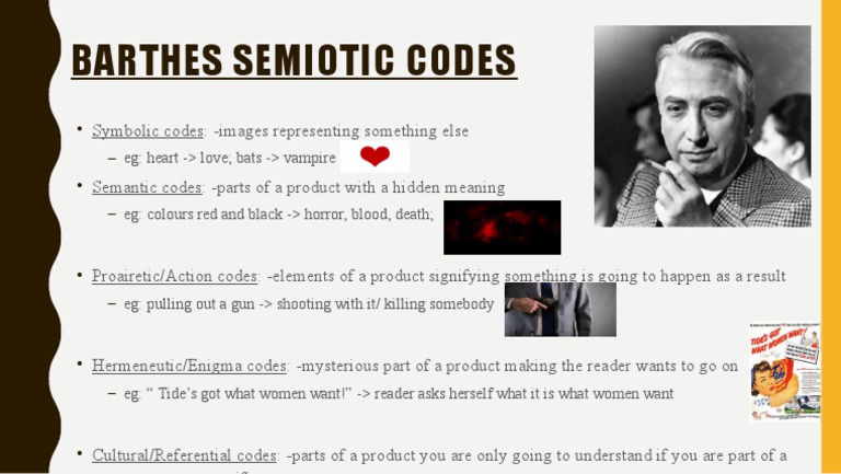 Barthes Semiotic Codes | PDF