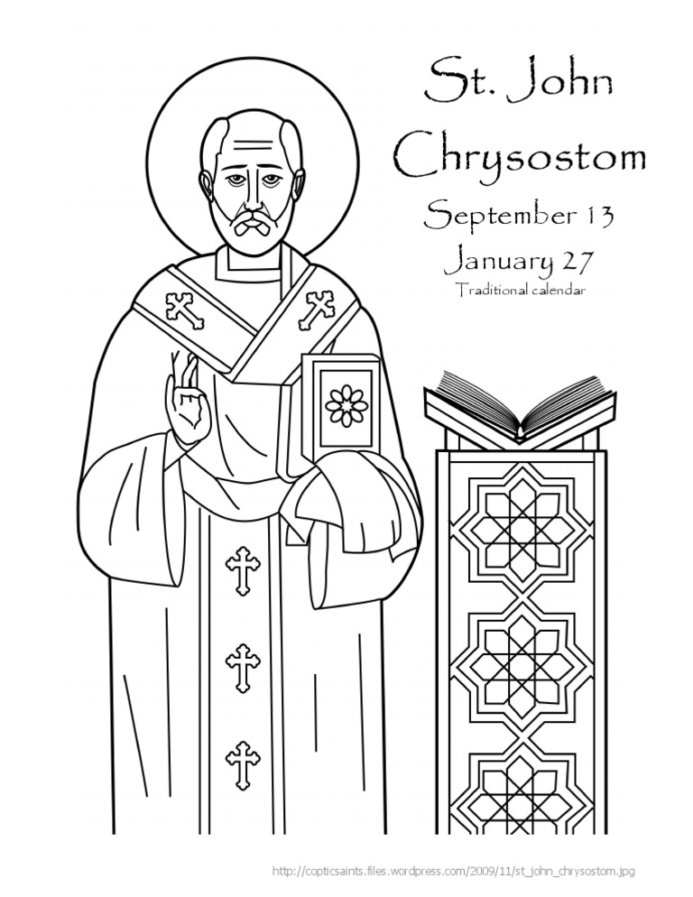 St. John Chrysostom Trad Cal | PDF