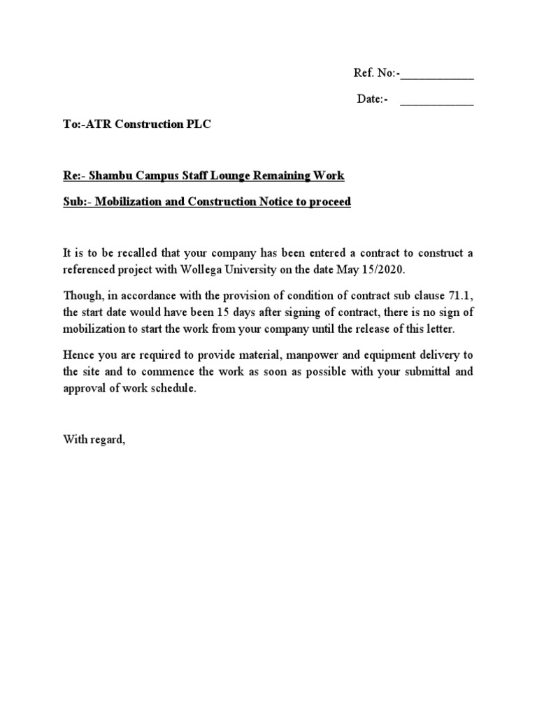 Mobilization Notice | PDF | Finance & Money Management | Technology ...