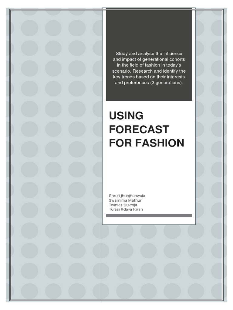 Using Forecast For Fashion: Shruti Jhunjhunwala Swarnima Mathur Twinkle ...