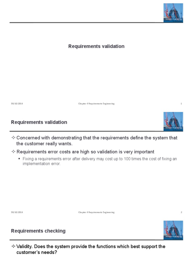Lec 10 Req Validation | PDF | Software | Computer Engineering
