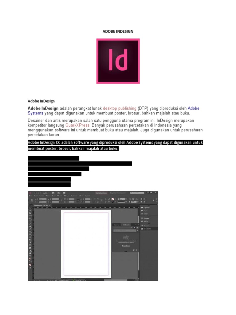 Adobe InDesign: Solusi Desain Layout Terbaik | PDF