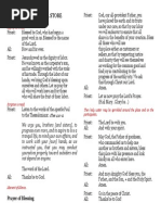 Guide For Commentator and Lector | PDF | Mass (Liturgy) | Jesus