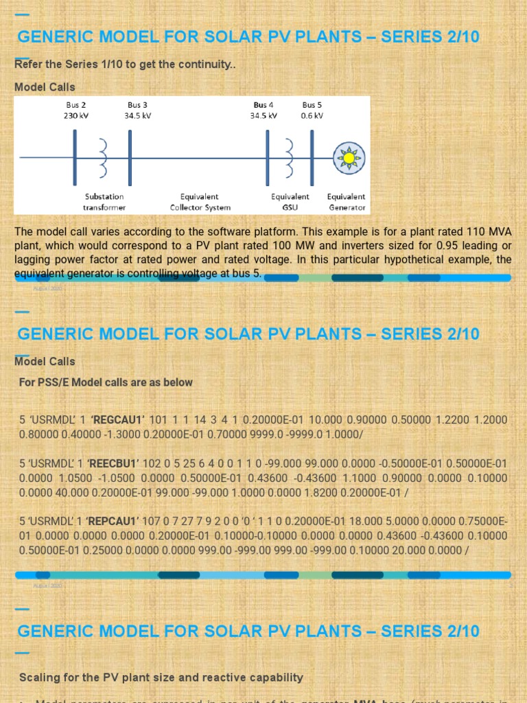 Solar PV Plant Model Overview | PDF | Photovoltaics | Photovoltaic System