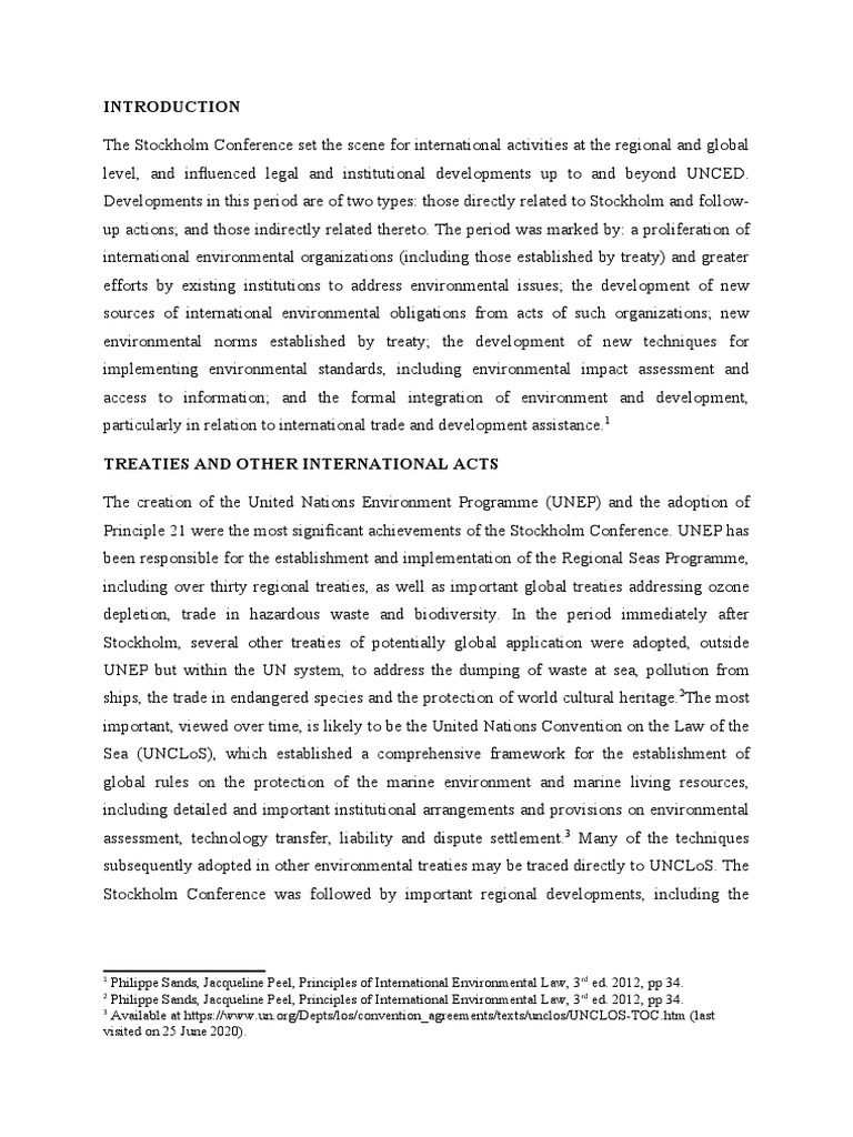 Environment Project 1 | PDF | United Nations Environment Programme ...