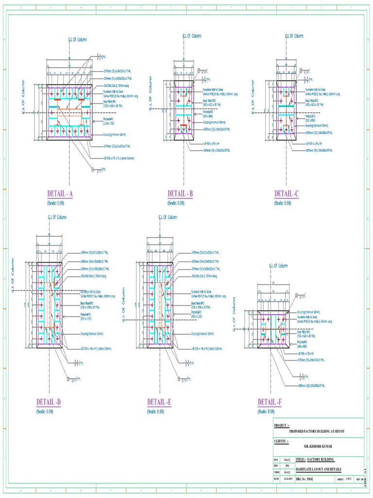 02 - Baseplate Layout and Details SH 02 0F 02 (Colour) | PDF