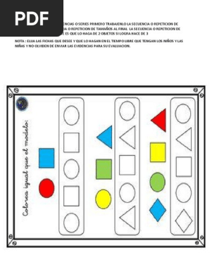 Hojas De Trabajo De Series Y Secuencias