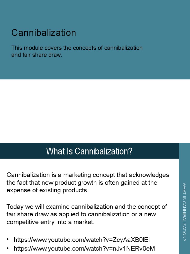 Cannibalization: This Module Covers The Concepts of Cannibalization and ...
