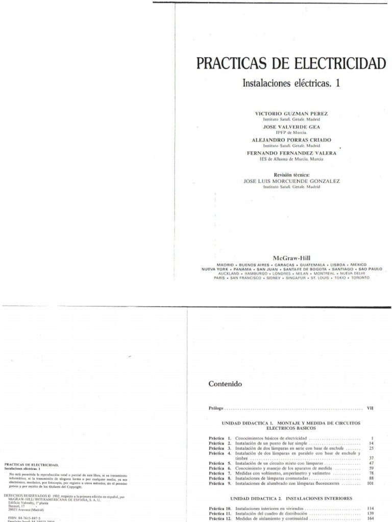 Practicas de Electricidad PDF | PDF