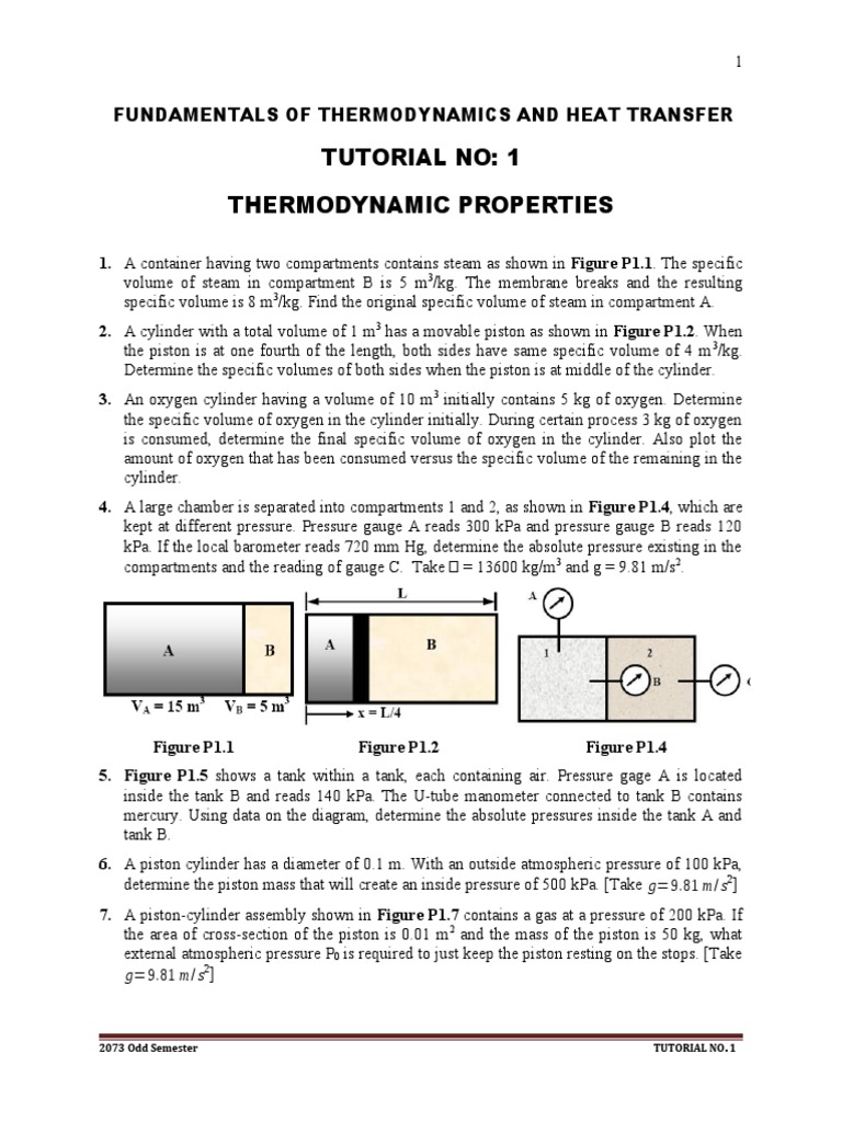 Fundamentals of Thermodynamics and Heat Transfer: Determining ...