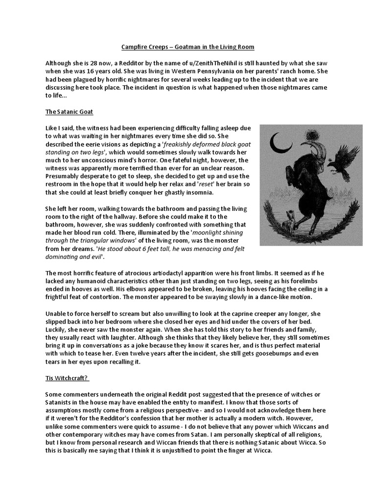 Goatman in The Living Room | PDF | Wicca | Witchcraft