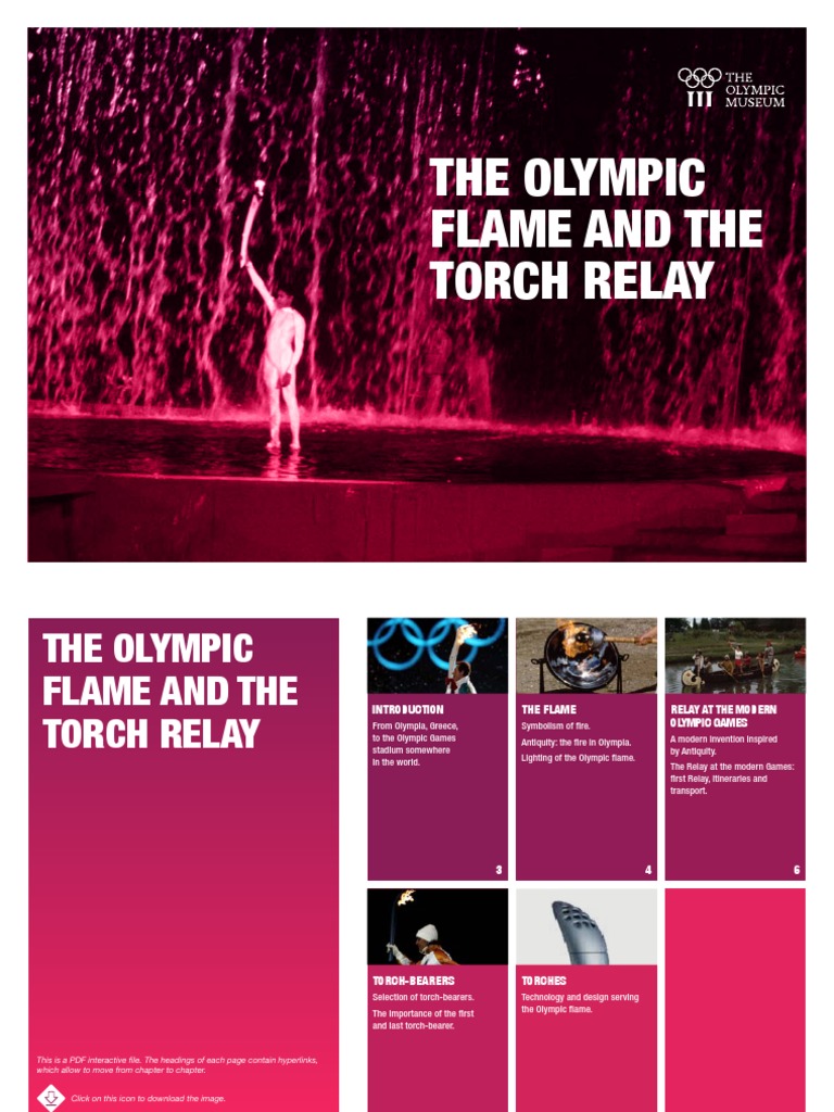 The Olympic Flame and The Torch Relay | PDF | Olympic Games | Multi ...