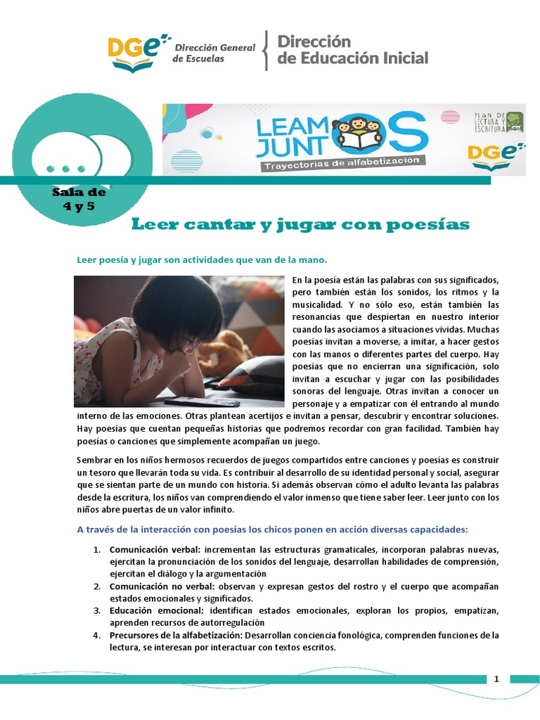 Actividades con "Se mató un tomate" | PDF | Las emociones | Poesía