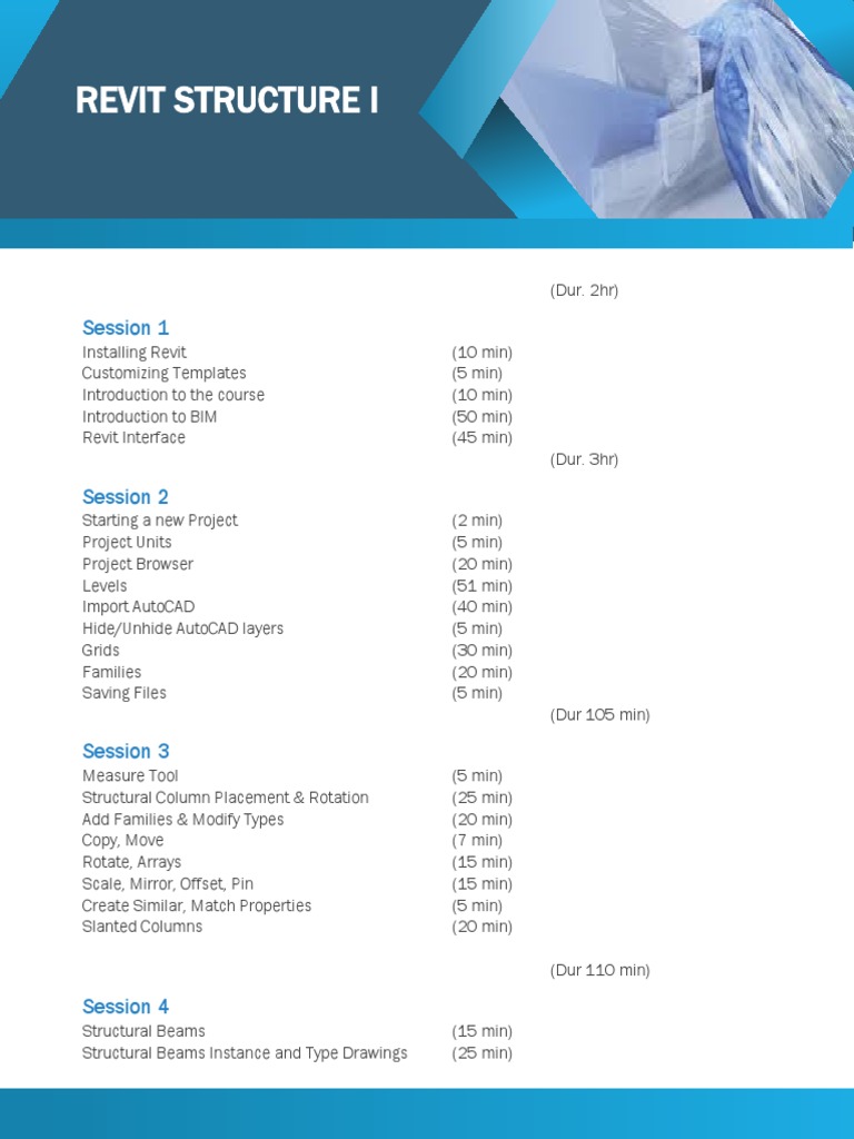 Revit Structure I | PDF | Autodesk Revit | Computing