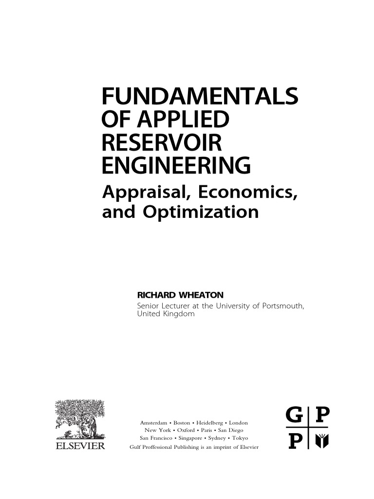 Applied Reservoir Engineering Basics | PDF