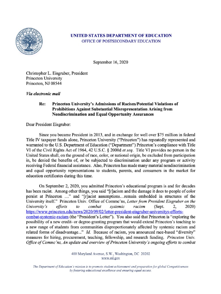 Princeton Letter 09.15.2020 | PDF