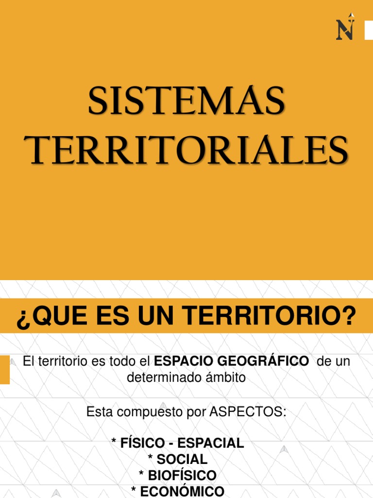 Clase Sistema Territorial 01 | PDF