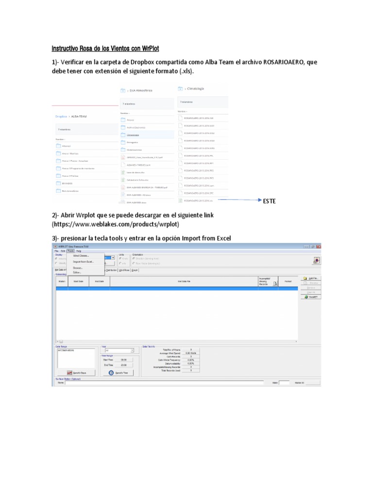 Instructivo Rosa de Los Vientos Con WrPlot | PDF