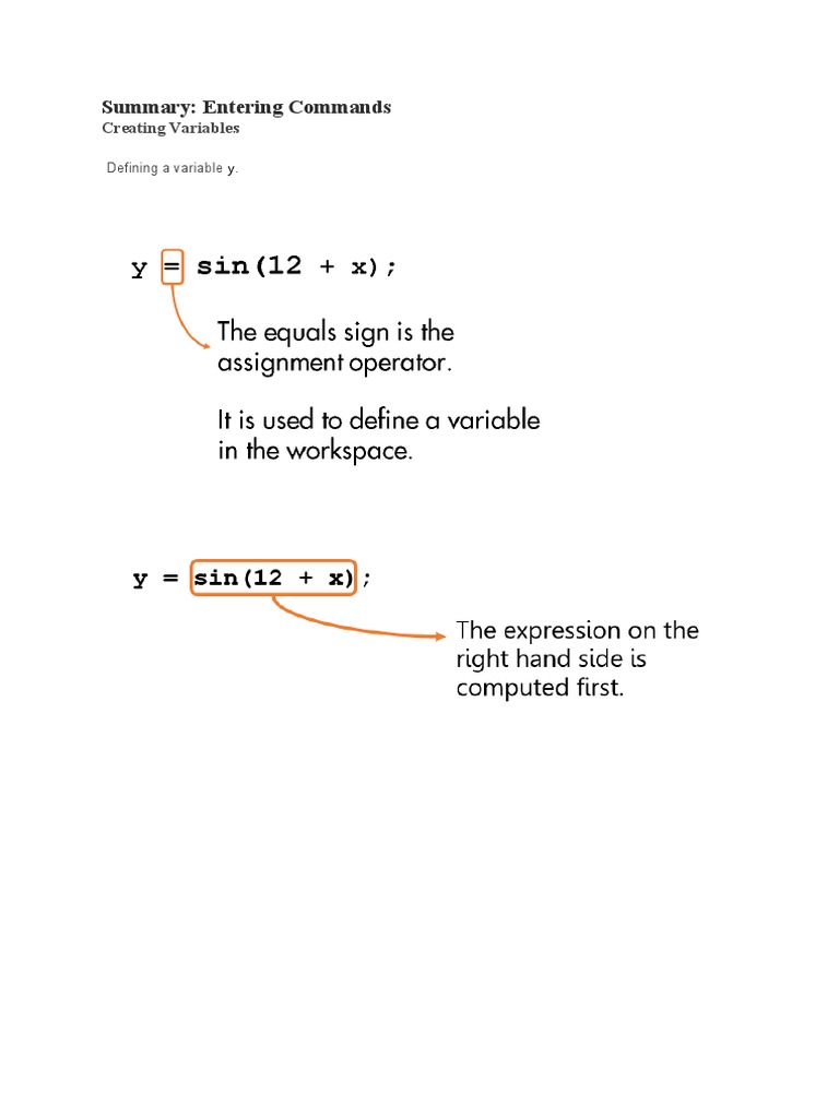 Summary Matlab Fundamentals | PDF | Interpolation | Matrix (Mathematics)