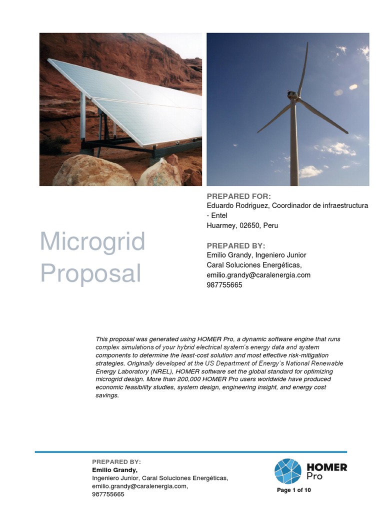 Reporte HOMER WIND 5kW-PV 6.36kW | PDF | Kilowatt Hour | Distributed ...