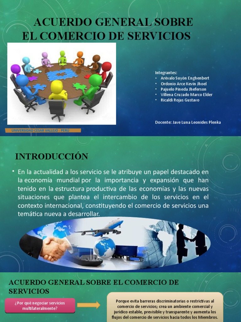 Acuerdo General Sobre Comercio De Servicios Descargar Gratis Pdf