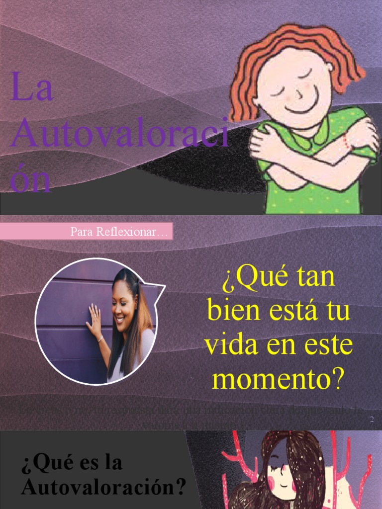 PPT LA AUTOVALORACIÓN | PDF | Autoestima | Conceptos psicologicos