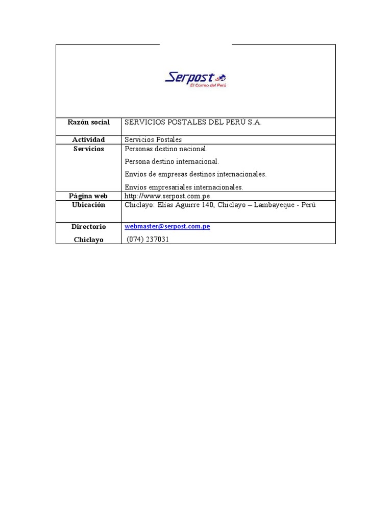 SERPOST | PDF | Crecimiento personal y profesional