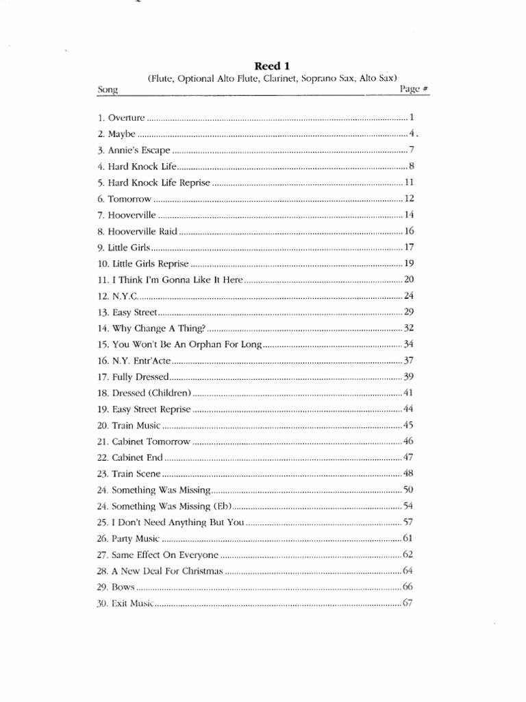 Annie - Reed 1 PDF | PDF