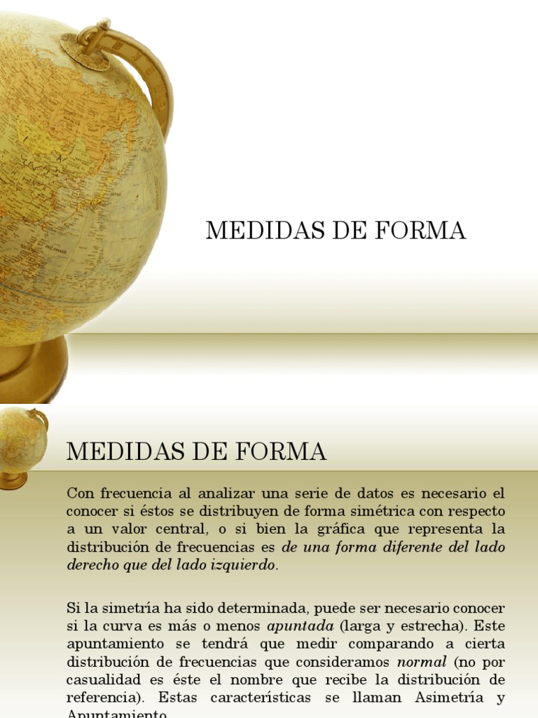 Medidas de Asimetría y Apuntamiento | PDF | Oblicuidad | Enseñanza de ...