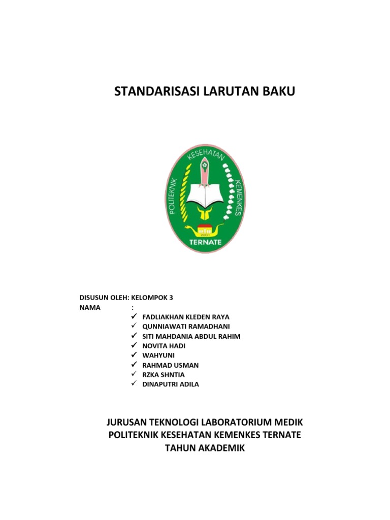 Standar Larutan | PDF